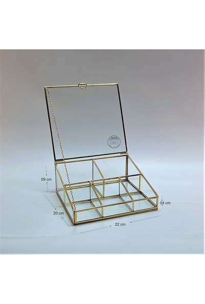 Noya Box & Terrarium Kuyum Seri 5 Bölmeli Takı Kutusu Noya Box & Terrarium Kuyum Seri 5 Bölmeli Takı Kutusu