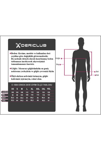 Dericlub E-1084 Deri Erkek Mont Dericlub E-1084 Deri Erkek Mont