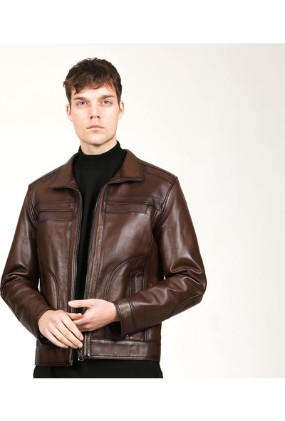 Dericlub E-1091 Gerçek Deri Erkek Mont Dericlub E-1091 Gerçek Deri Erkek Mont