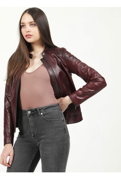 Dericlub YB-2156 Deri Kadın Mont