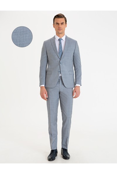 Pierre Cardin Koyu Mavi Ekstra Slim Fit Takım Elbise 50199948-VR032 Pierre Cardin Koyu Mavi Ekstra Slim Fit Takım Elbise 50199948-VR032