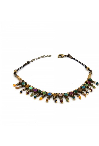 Hayalevi Consept Renkli Taş Desenli, Otantik Halhall