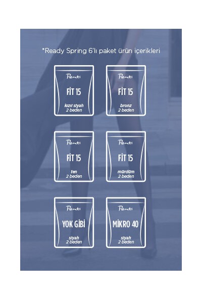 Penti Std Ready Spring Külotlu Çorap Penti Std Ready Spring Külotlu Çorap