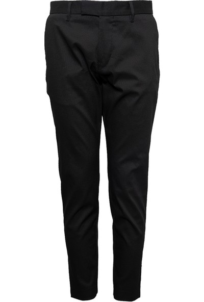 Lufian Offil Smart Chino Pantolon Slim Fit Siyah
