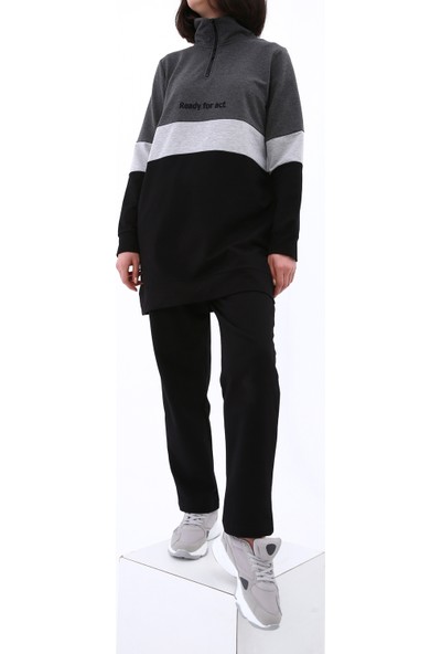 ALLDAY Nakışlı Garnili Eşofman Takımı