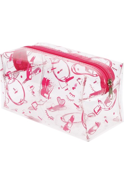 Bakras Çanta Boy Şeffaf Makyaj Çantası