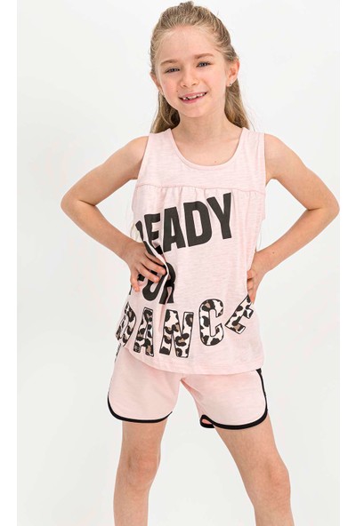 Rolypoly Dance Somon Kız Çocuk Şort Takım