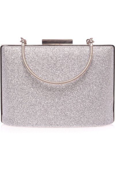 Kent Shop Gümüş Sim Zincir Askılı Kadın Abiye Çanta Kent Shop Gümüş Sim Zincir Askılı Kadın Abiye Çanta