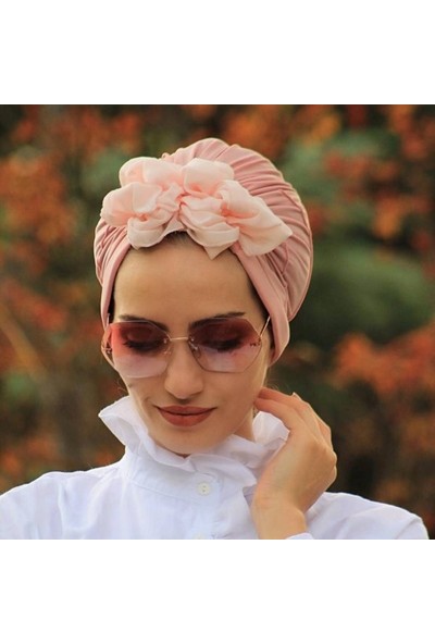 Sahra Şal Dünyasi Şerit Detaylı Bone