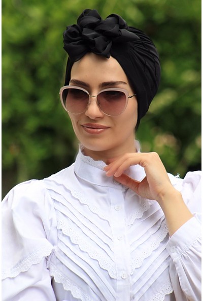 Sahra Şal Dünyasi Şerit Detaylı Bone