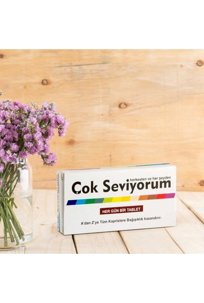 Hediye Filesi Çok Seviyorum Ilaç Kutusu Hediye Filesi Çok Seviyorum Ilaç Kutusu