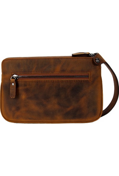 KANGAROO KINGDOM Hakiki Deri Crazy Horse Açık Taba Erkek Portföy & Clutch El Çantası 1285-ZAT KANGAROO KINGDOM Hakiki Deri Crazy Horse Açık Taba Erkek Portföy & Clutch El Çantası 1285-ZAT