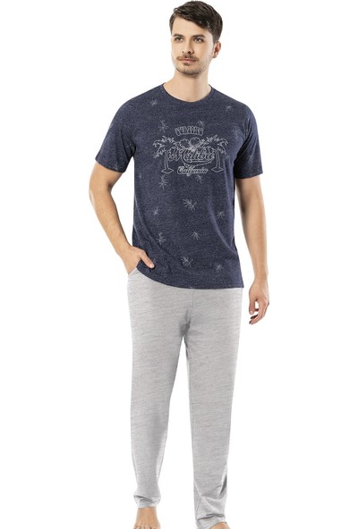 Erdem Erkek 3'lü Yazlık Pijama Takımı
