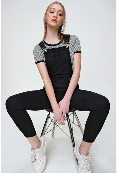 Şimal Kadın Dar Paça Bahçivan Salopet