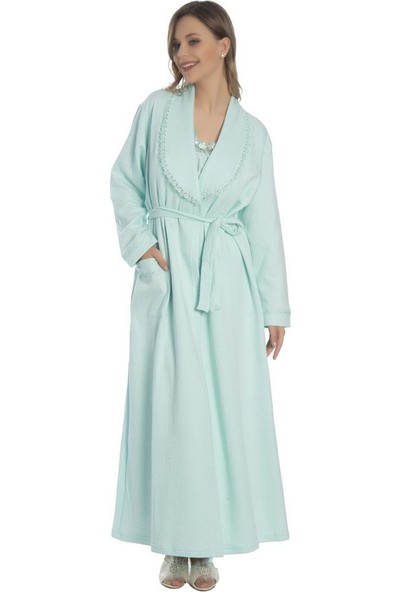 Akala Akala-Dy Pamuklu Jakar Desenli Anne Penye Kadın Sabahlık 9015 Akala Akala-Dy Pamuklu Jakar Desenli Anne Penye Kadın Sabahlık 9015