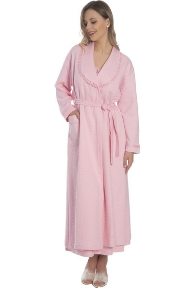 Akala Akala-Dy Pamuklu Jakar Desenli Anne Penye Kadın Sabahlık 9015 Akala Akala-Dy Pamuklu Jakar Desenli Anne Penye Kadın Sabahlık 9015