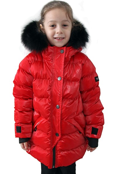 Benitto Kids Kız Çocuk Naturel Kürklü Mont 51220