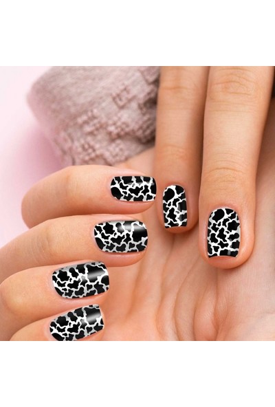 Artikel Dalmaçya Desenli Tırnak Dövmesi, Tırnak Tattoo, Nail Art, Tırnak Sticker, Nail Sticker