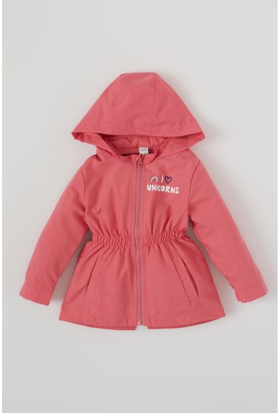 DeFacto Kız Bebek Regular Fit Kapüşonlu Sırt Baskılı Penye Astarlı İnce Mevsimlik Mont T3541A221SP DeFacto Kız Bebek Regular Fit Kapüşonlu Sırt Baskılı Penye Astarlı İnce Mevsimlik Mont T3541A221SP
