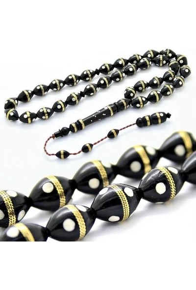 Rd Ekoavm İşlemeli Kuka Tesbih Gerçek Kuka Tespih Siyah Rd Ekoavm İşlemeli Kuka Tesbih Gerçek Kuka Tespih Siyah