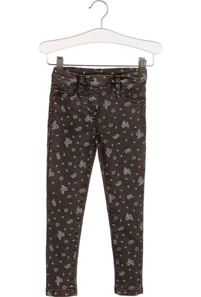 Tuc Tuc Kız Çocuk Kot Pantolon Black Night Gri