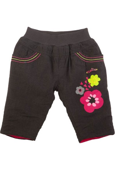 Tuc Tuc Paçası Çiçekli Pantolon Kingdom Antrasit Tuc Tuc Paçası Çiçekli Pantolon Kingdom Antrasit