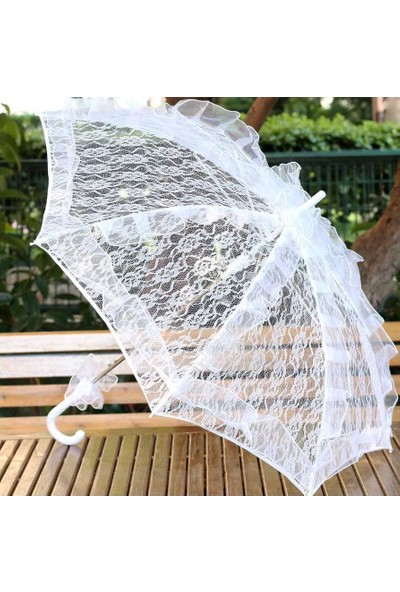 Ceyyiz Dantel Gelin Şemsiyesi Ceyyiz Dantel Gelin Şemsiyesi
