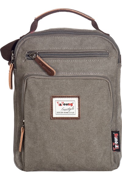 Young Kumaş Body Bag YG31040 Gri