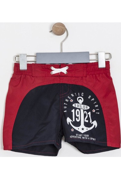 Soobe Erkek Çocuk Kısa Şort Mayo Lacivert