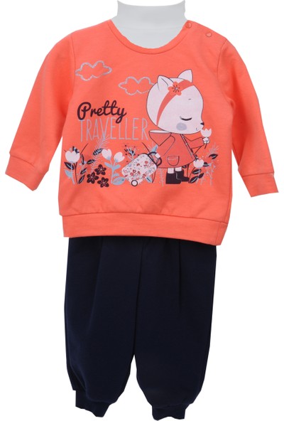 Zeyland Kız Çocuk Nar Çiçeği Eşofman Takım 72M2Crt76