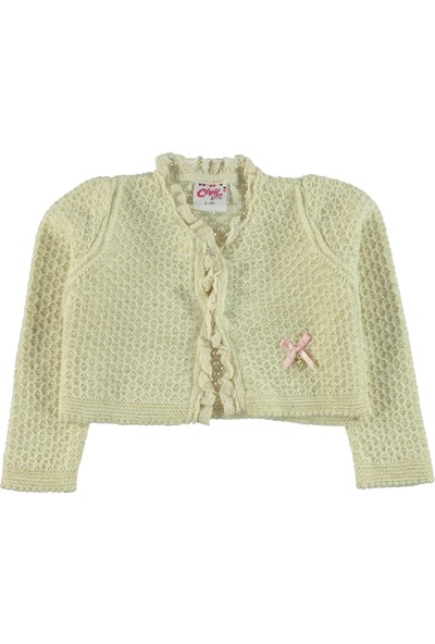 Civil Girls Triko Bolero 2-6 Yaş Ekru