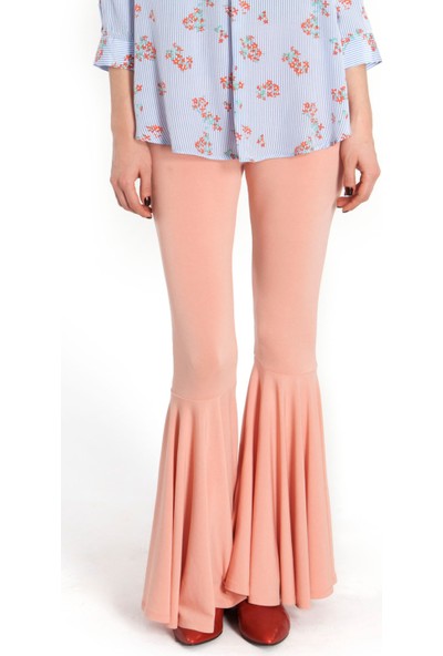 Bexy Elva İspanyol Paça Somon Pantolon