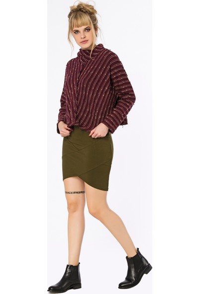 Bexy Kabil Örme Bordo Sweatshirt Bexy Kabil Örme Bordo Sweatshirt