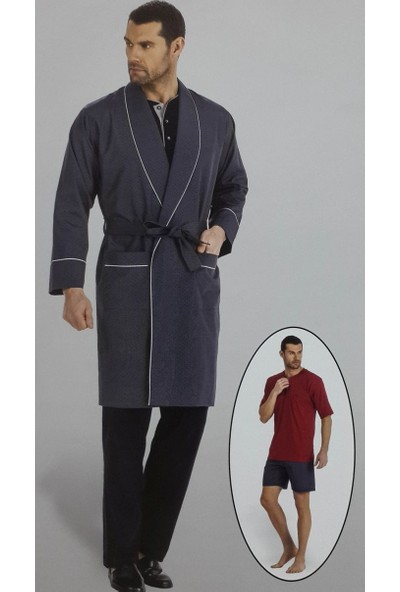 Pierre Cardin 5560 Erkek Çeyizlik Uzun Kollu Pijama Ropdöşambır Set Pierre Cardin 5560 Erkek Çeyizlik Uzun Kollu Pijama Ropdöşambır Set