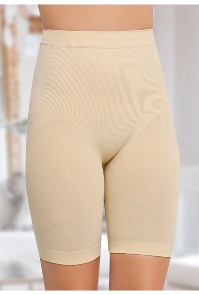 NBB Dikişsiz Uzun Paçalı Korse Ten