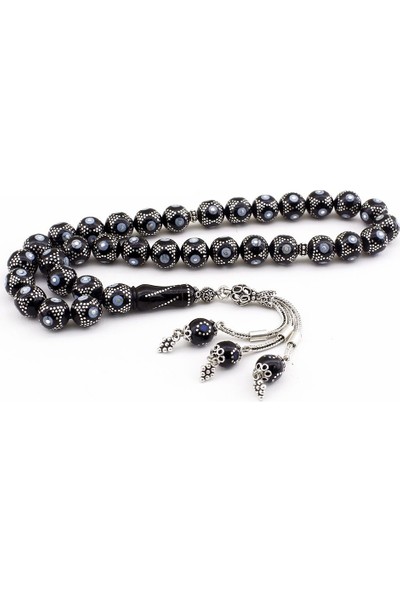 Pigoda Firuze Ve Kakma İşlemeli Erzurum Oltusu Tesbih Tespih Pigoda Firuze Ve Kakma İşlemeli Erzurum Oltusu Tesbih Tespih