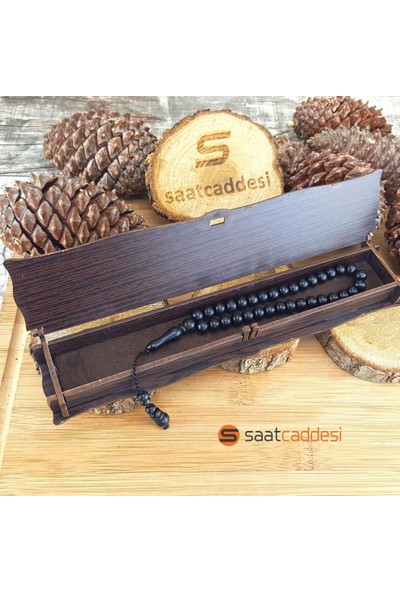 Pigoda 33 ' Lü Doğal Şimşir Siyah Tesbih Tespih Pigoda 33 ' Lü Doğal Şimşir Siyah Tesbih Tespih