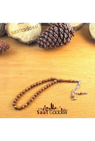 Pigoda Çift Yaprak Püsküllü Küre Kesim Hakiki Kuka Tespih Tesbih