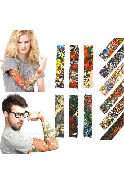 Fonnava Tattoo Sleeves Giyilebilir Dövme (2 Adet) Fonnava Tattoo Sleeves Giyilebilir Dövme (2 Adet)