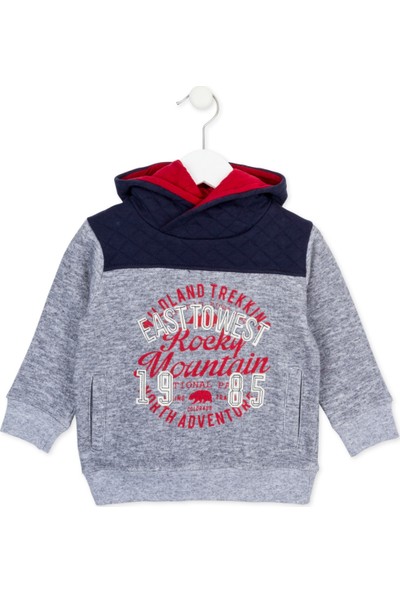 Losan 7256005Ac Erkek Kapşonlu Sweatshirt