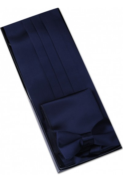 La Pescara Lacivert Papyon Kuşak - Smokin Kemeri La Pescara Lacivert Papyon Kuşak - Smokin Kemeri