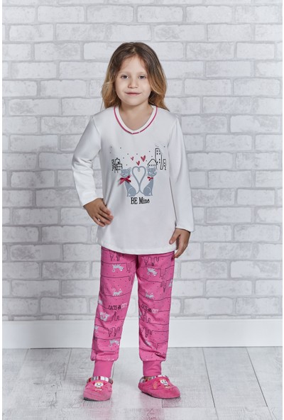 Rolypoly Kız Çocuk Uzun Kollu Pijama Takımı