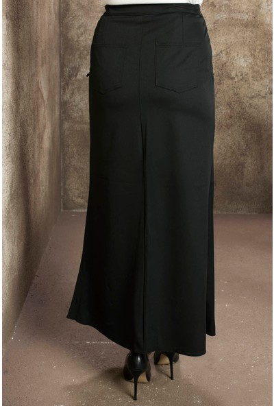 Gör&Sin Casual Hamile Pamuk Etek Siyah Gör&Sin Casual Hamile Pamuk Etek Siyah