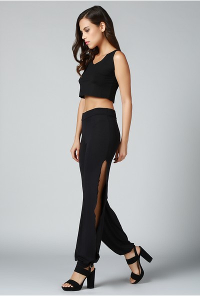 Quincey Yırtmaçlı Şalvar