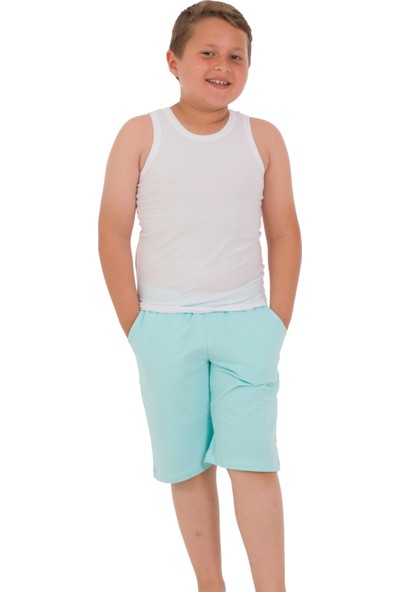 The Don Mint Rengi Erkek Çocuk Uzun Şort