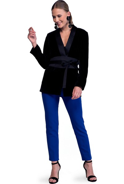 Sense 19003 Bilekte Atlas Kumaş Pantolon