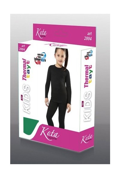 Kota 2004 Kız Çoçuk Termal Tayt Gri