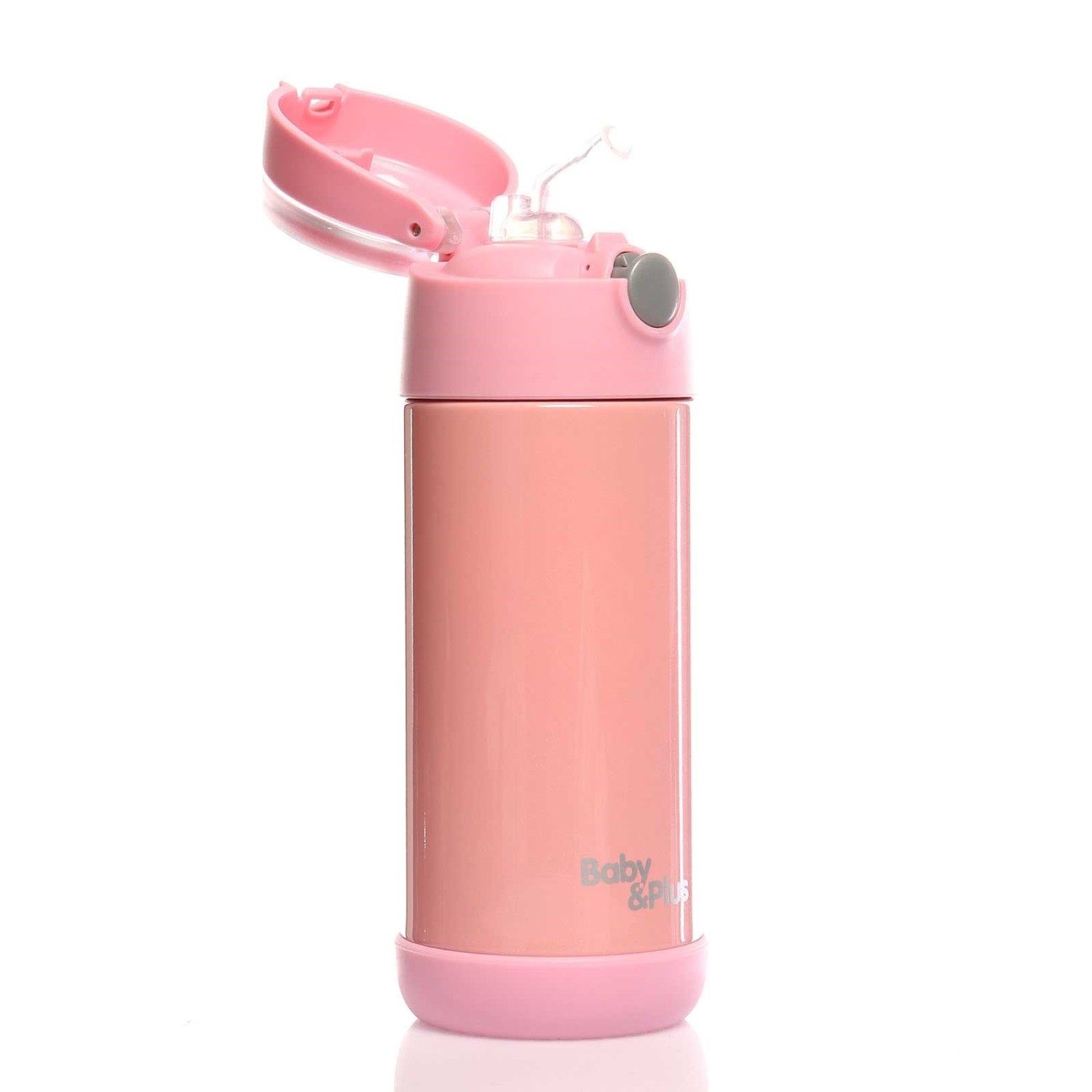 Baby Plus Çelik Termoslu Matara 350ml Pembe Fiyatı