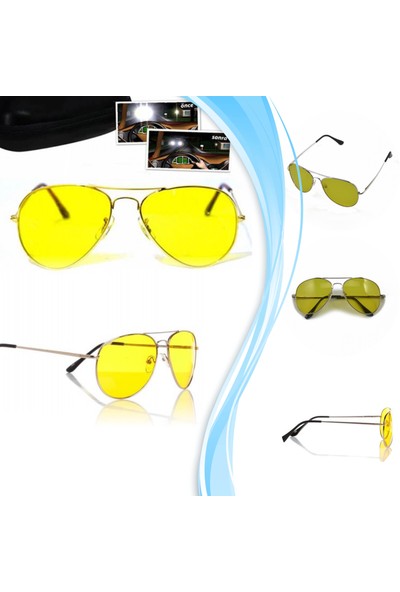 Buffer Anti Far Gece Görüş Gözlüğü Rayban Modeli