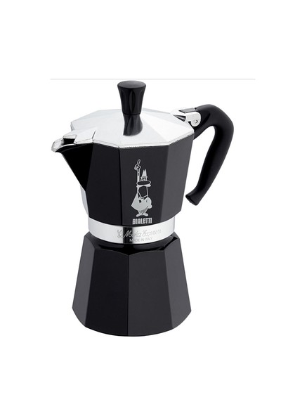 Moka Pot Siyah 6 Cup